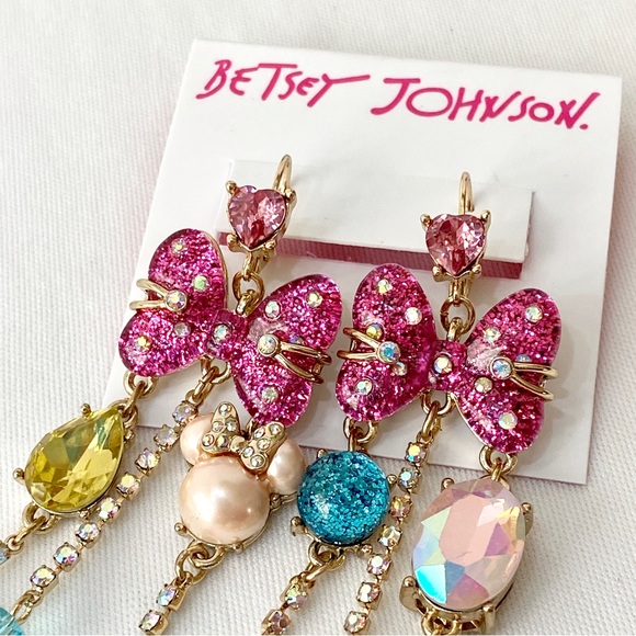 Betsey Johnson | Jewelry | Betsey Johnson Disney Collection Minnie ...